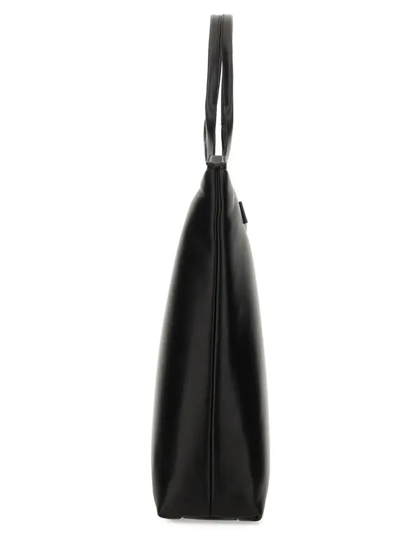Dolce & Gabbana Leather Shopping Bag - Black