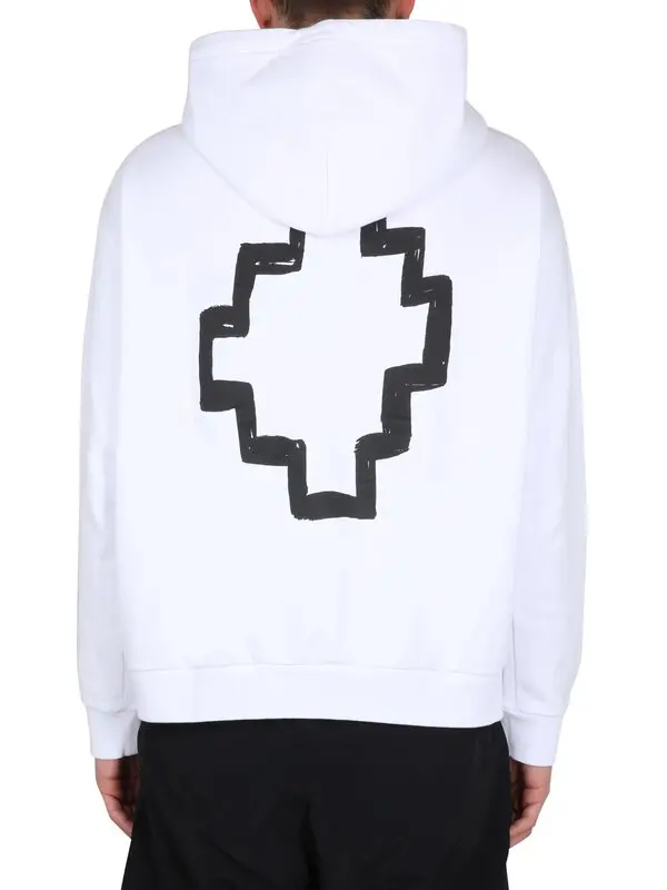 MARCELO BURLON COUNTY OF MILAN Hooded Sweatshirt - White