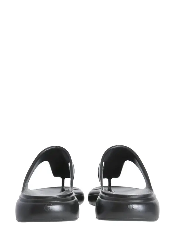 STUART WEITZMAN Stuflex T-strap Slides - Black