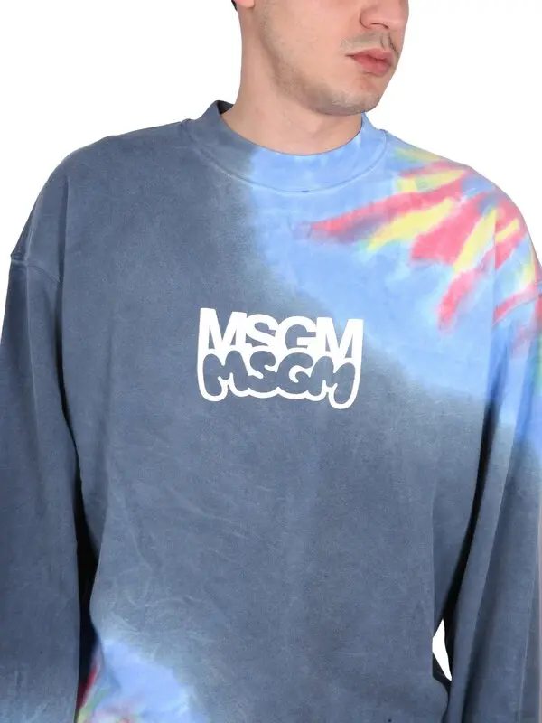 MSGM Sweatshirt With Logo Print - Multicolour