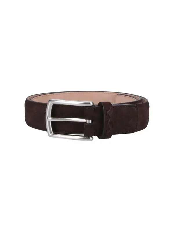 Zegna Suede Belt - Brown