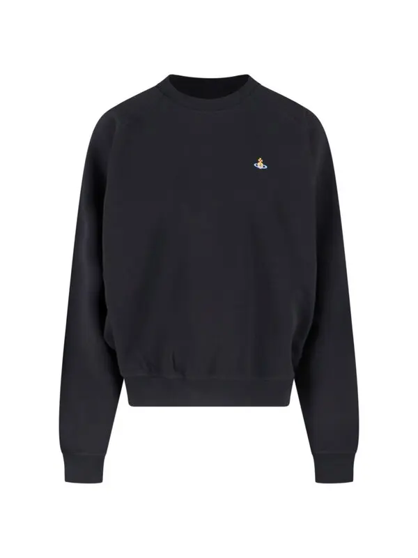 VIVIENNE WESTWOOD Orb Crew Neck Sweatshirt - Black