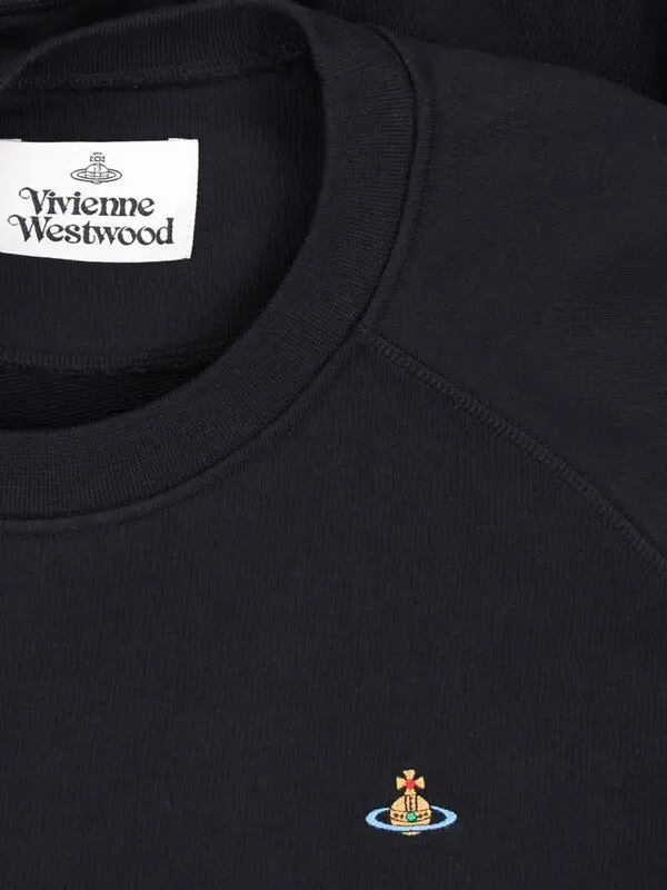 VIVIENNE WESTWOOD Orb Crew Neck Sweatshirt - Black