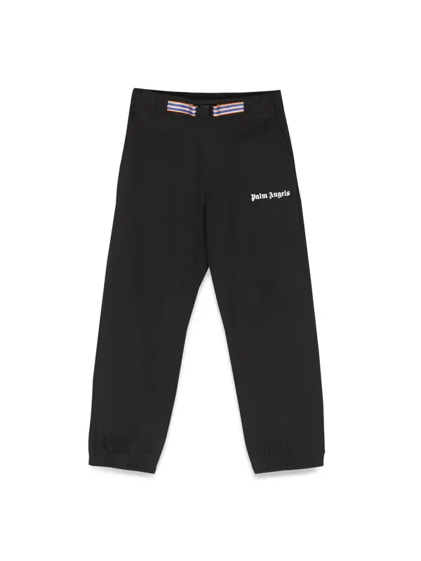 Palm Angels Logo Belted Pants
