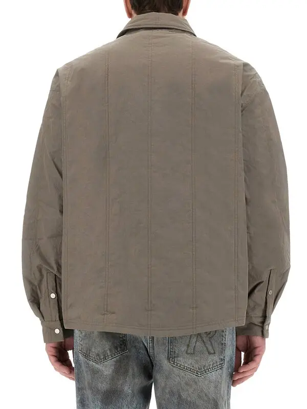 REPRESENT Quilted Overshirt - Green