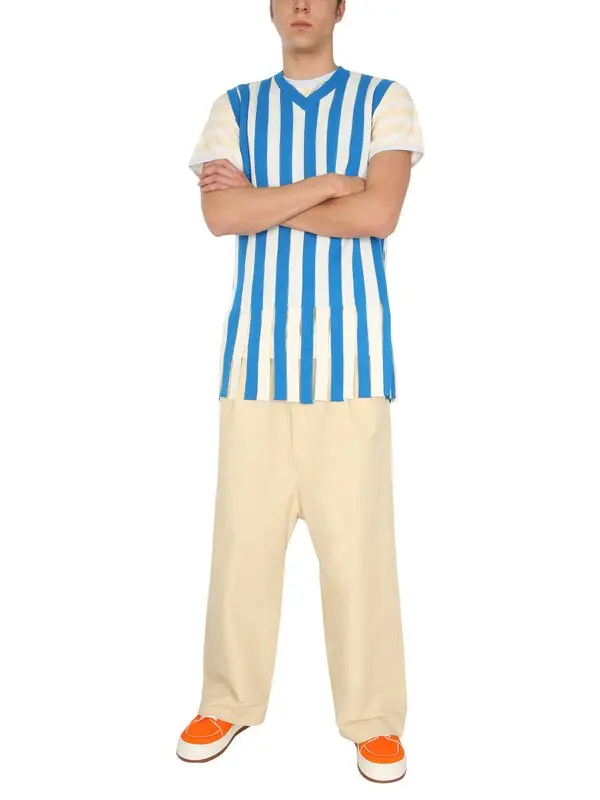 SUNNEI X ELEONORA BONUCCI Striped Sleeveless Sweater