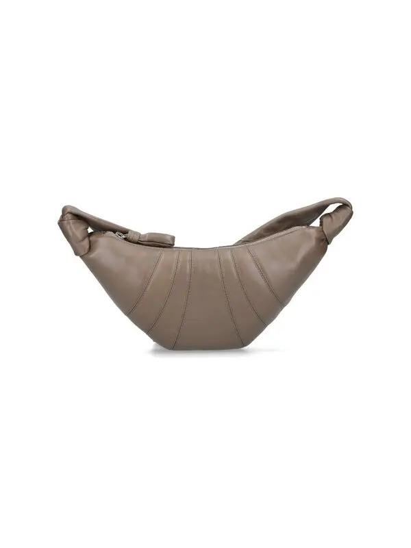 LEMAIRE Croissant Small Bag - Taupe