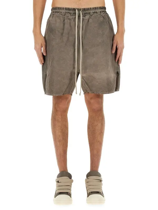 Rick Owens Zippered Boxer Shorts - Dove