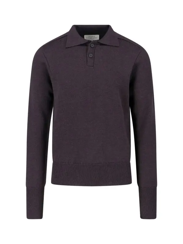Studio Nicholson Merino Wool Polo Sweater