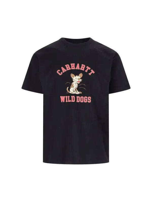 Carhartt Work In Progress Wild Dog' T-shirt - Black