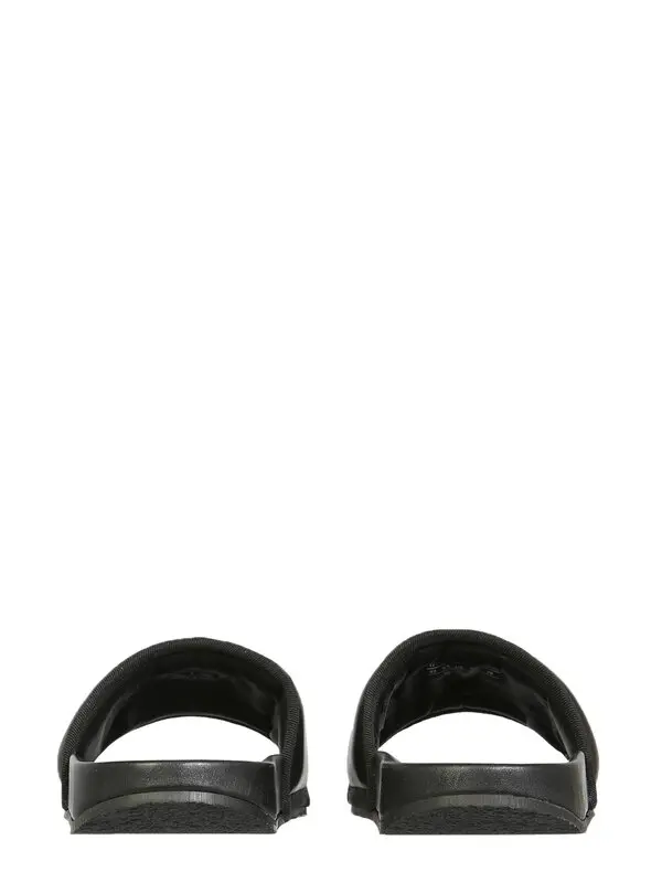 AMBUSH Leather Slide Sandals - Black