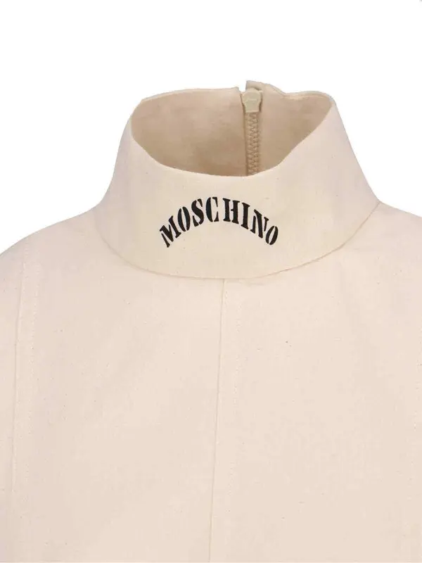 Moschino Cotton Garbardine Top