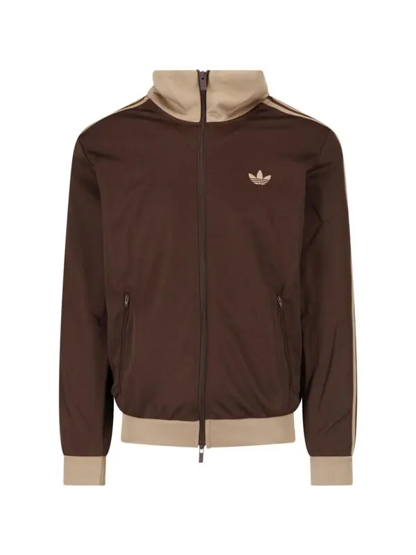 Moncler Zip Hoodie - Brown