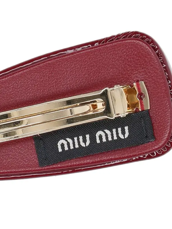 Miu Miu Logo Clasp - Red