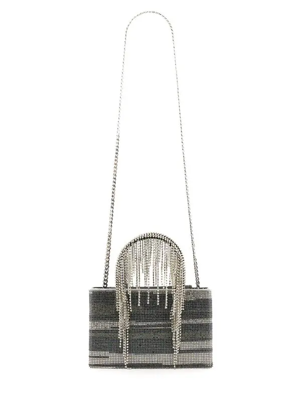 Kara Embellished Top Handle Bag - Multicolour