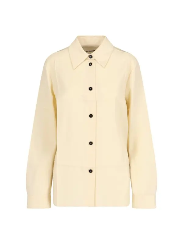 CRUNA Virgin Wool Shirt - Cream