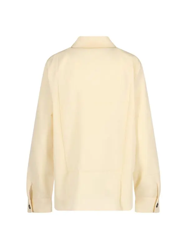 CRUNA Virgin Wool Shirt - Cream