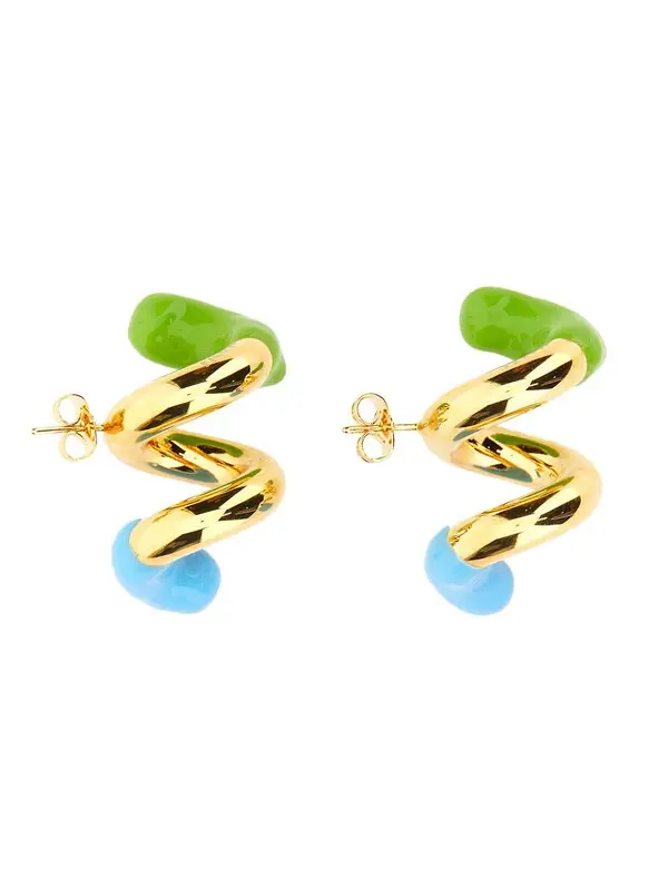 Sunnei Double Fusillo Earrings - Multicolour