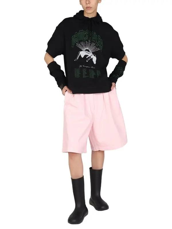 Raf Simons Logo Print Hoodie