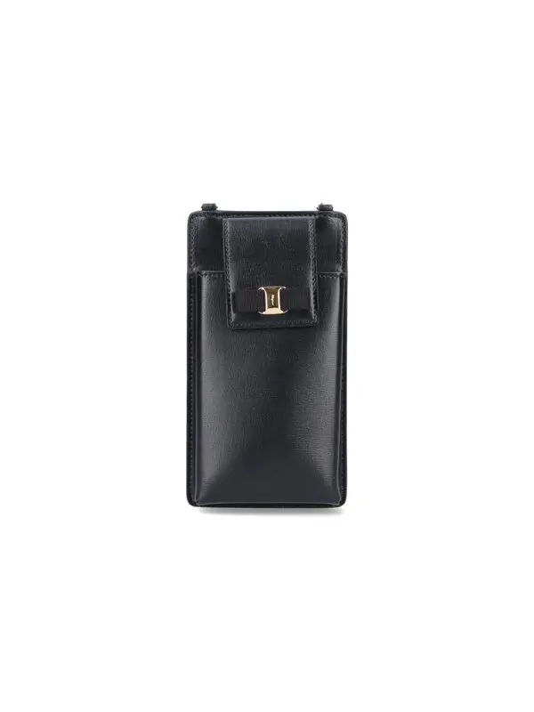 FERRAGAMO Vara" Bow Smartphone Holder - Black