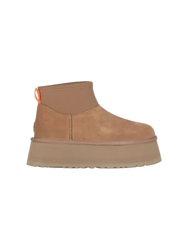 UGG Classic Mini Dipper Platform Boots - Beige