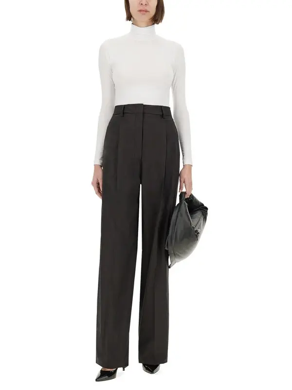 THELATEST Poplin Trousers - Black