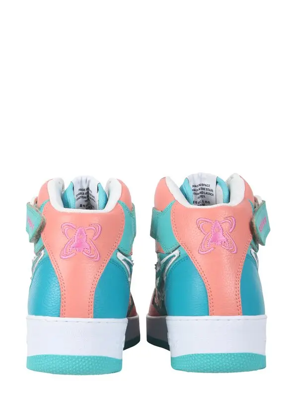 ENTERPRISE JAPAN Rocket Mid Top Sneakers - Azure