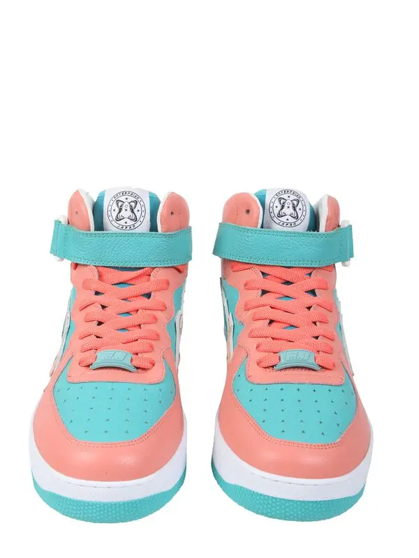 ENTERPRISE JAPAN Rocket Mid Top Sneakers - Azure