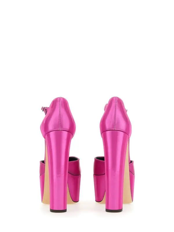 GIUSEPPE ZANOTTI Platform Sandals - Fuchsia
