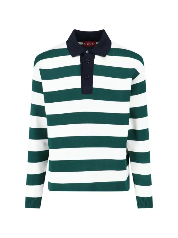 Gucci Striped Polo Shirt