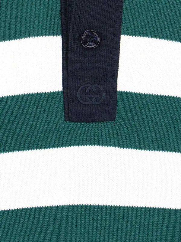 Gucci Striped Polo Shirt
