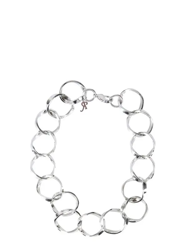 Raf Simons Linked Rings Necklace