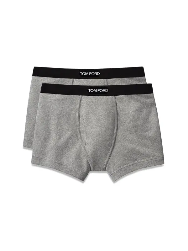 TOM FORD Pack Of Two Boxers - Grey