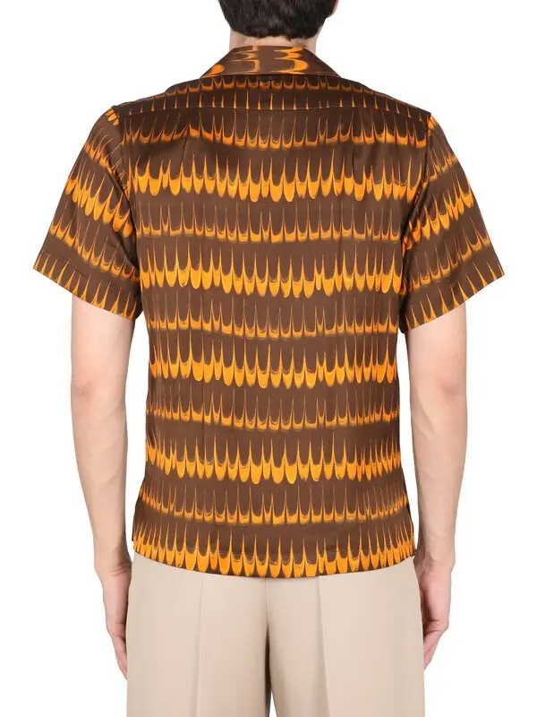 WALES BONNER Rhythm Shirt - Brown