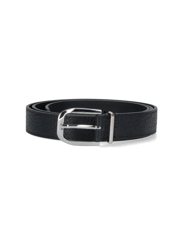 TONYWACK Calf Leather Belt - Black