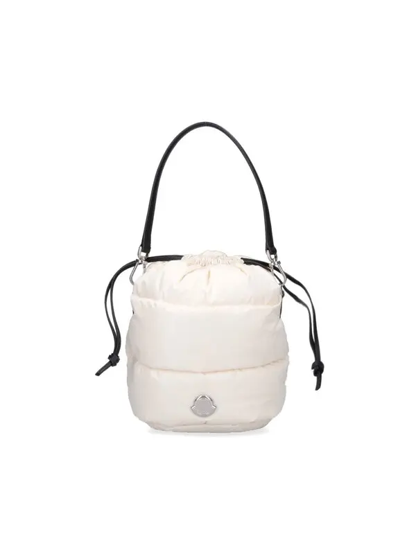Moncler Caradoc Bucket Bag - White