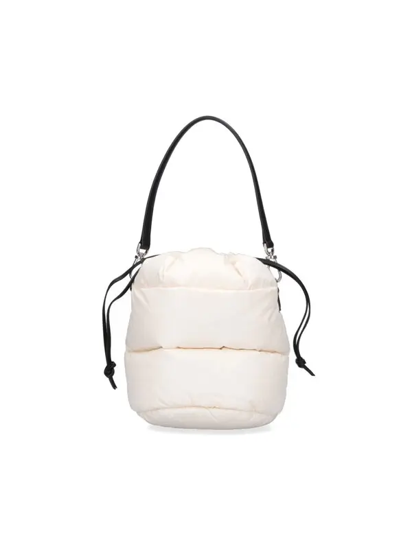Moncler Caradoc Bucket Bag - White
