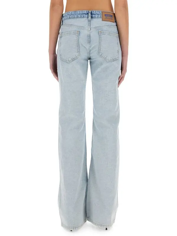 Moschino Two-tone Flare Jeans