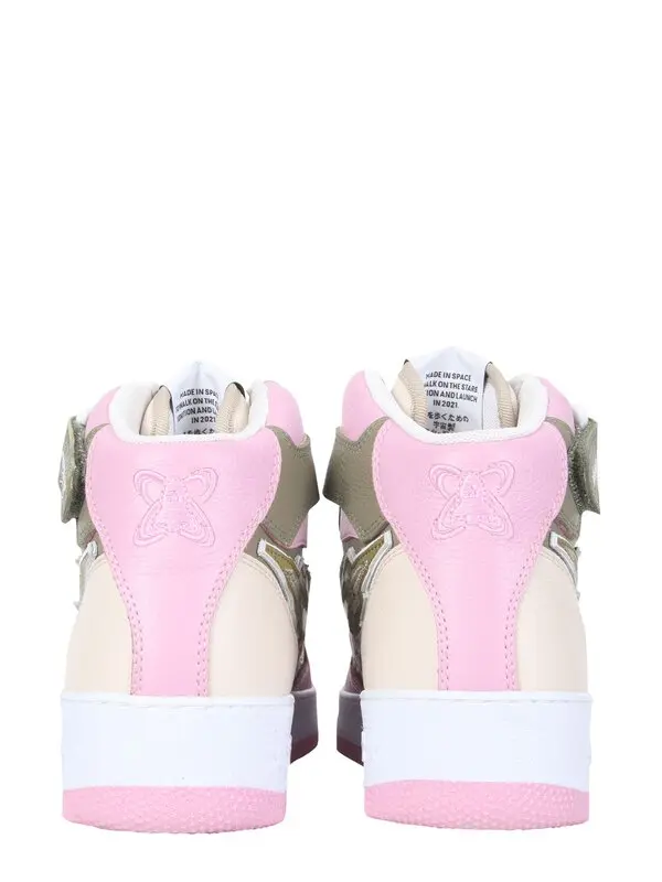 ENTERPRISE JAPAN Rocket Mid Top Sneakers - Pink