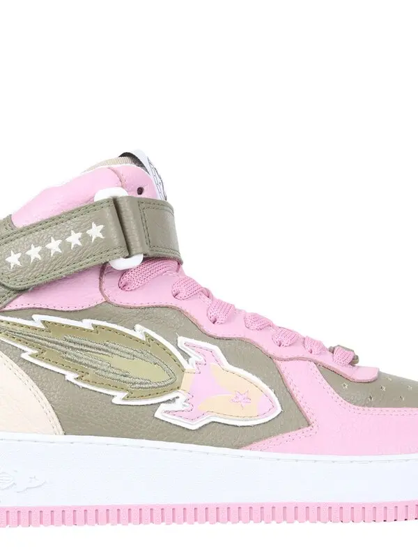 ENTERPRISE JAPAN Rocket Mid Top Sneakers - Pink