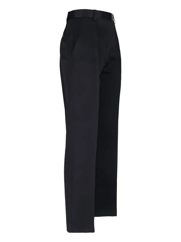 Loro Piana Straight Silk Trousers