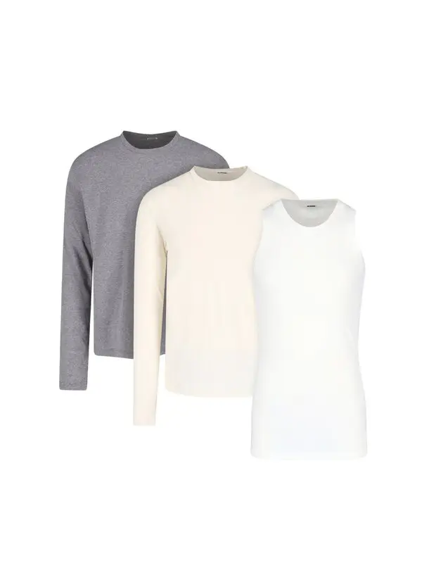 JIL SANDER Set Of 2 T-shirts And Tank Top - Multi