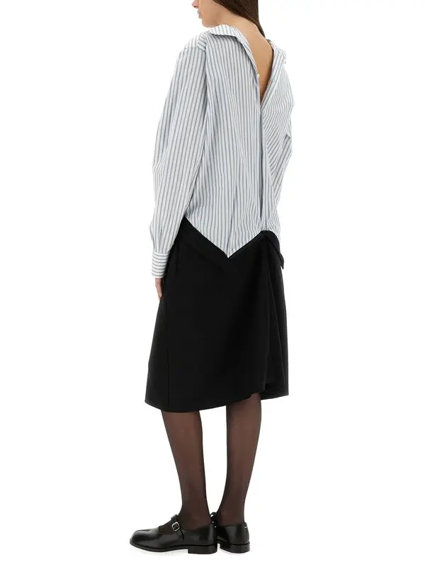 MAISON MARGIELA Inverted Striped Dress Shirt - Multicolour