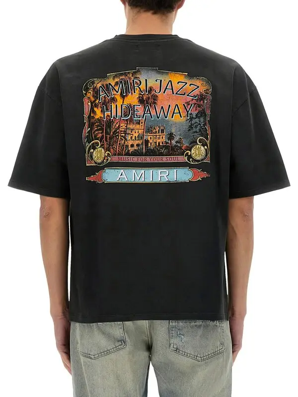 Amiri Jazz Hideaway" T-shirt - Black
