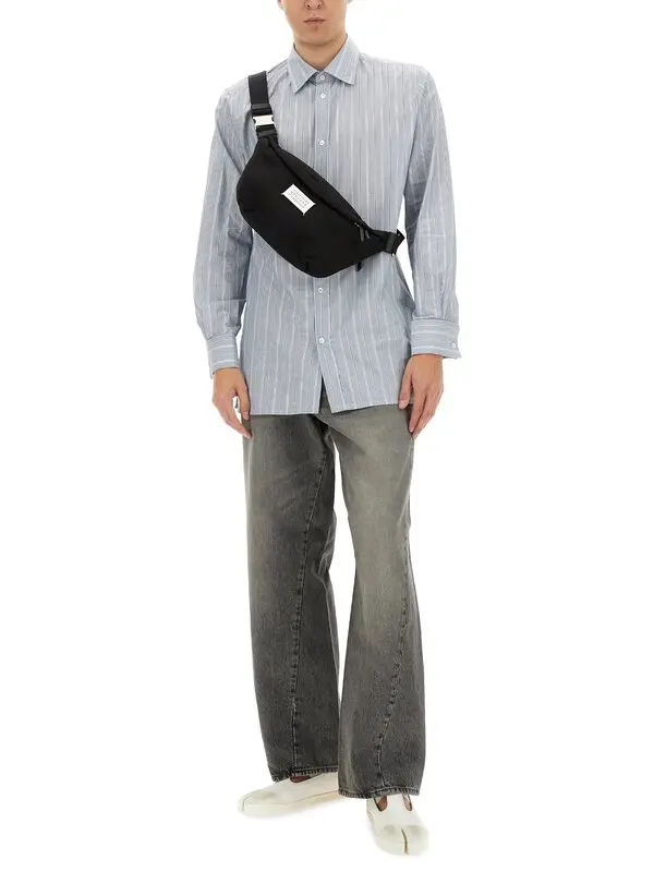 MAISON MARGIELA Striped Shirt - Azure