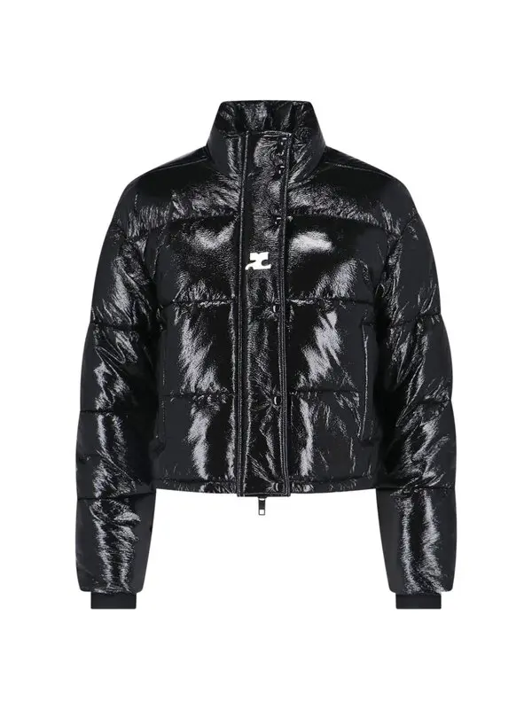COURREGES Vinyl Short Down Jacket