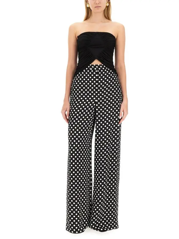 Saint Laurent Wide Leg Trousers