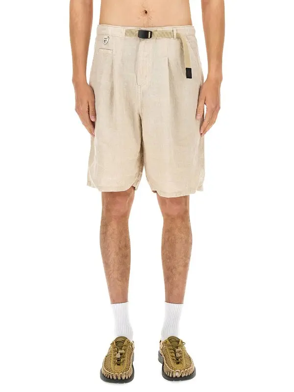 Undercover Linen Regular Fit Shorts - Beige