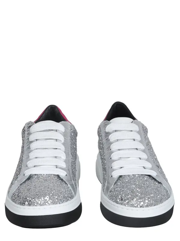 Dsquared2 Bumper Sneakers - Silver