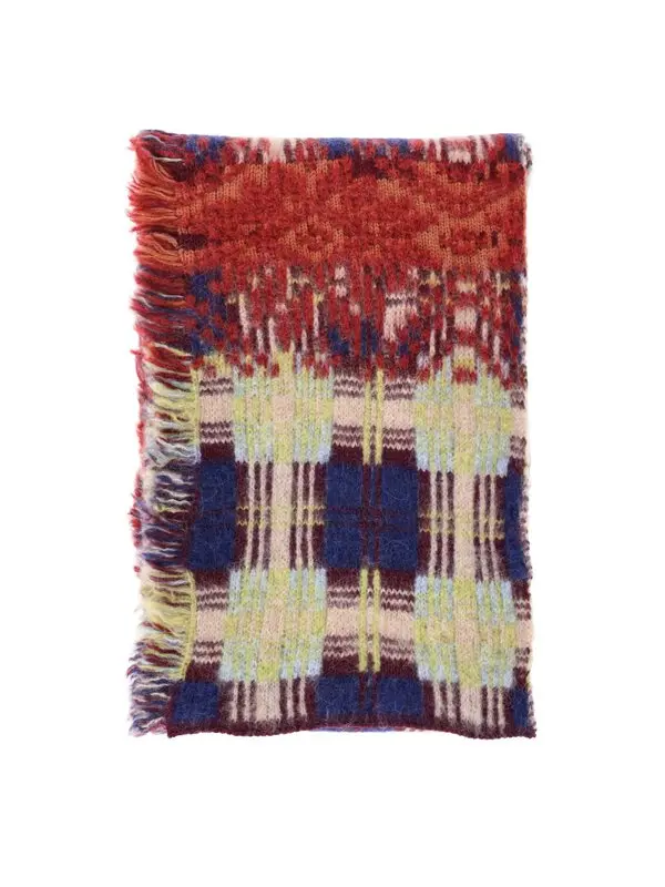 Dries Van Noten Wool Blend Scarf - Multi